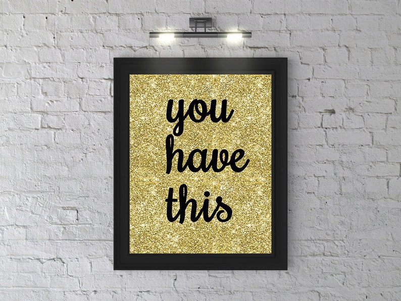 Wall Art PRINTABLE - Motivational Poster, Digital Download, Print, Wall ...