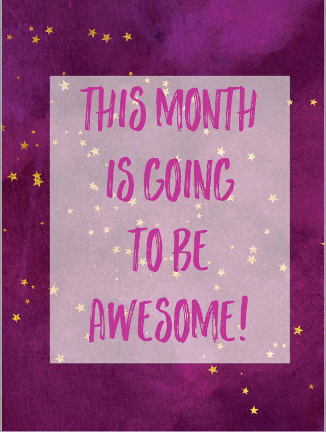 This Month is Going to Be Awesome! - Make This Month Awesome! Dreams ...