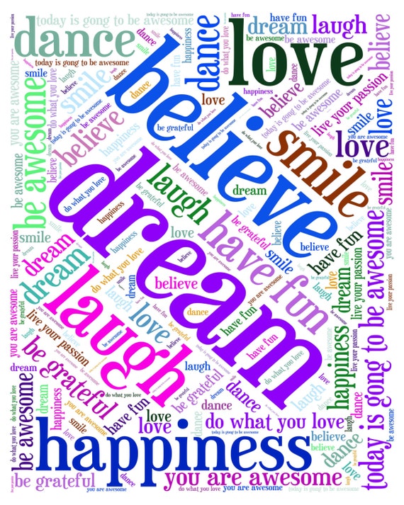 PRINTABLE Typography Poster Motivational Poster Digital - Etsy