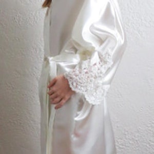 Bridal Robe Custom Made Upcycled From Wedding Gown - Etsy