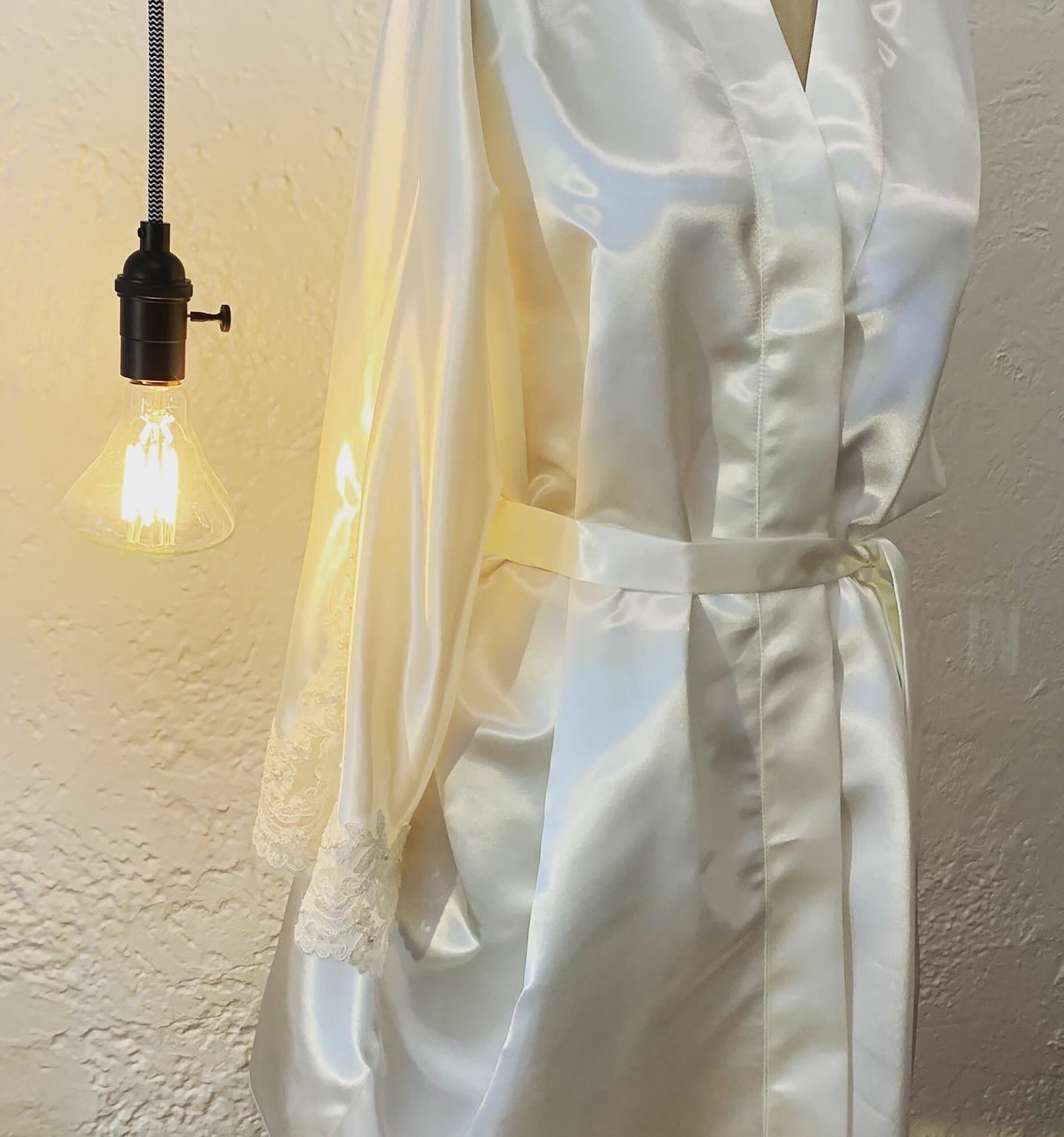 Bridal Robe Custom Made Upcycled From Wedding Gown - Etsy