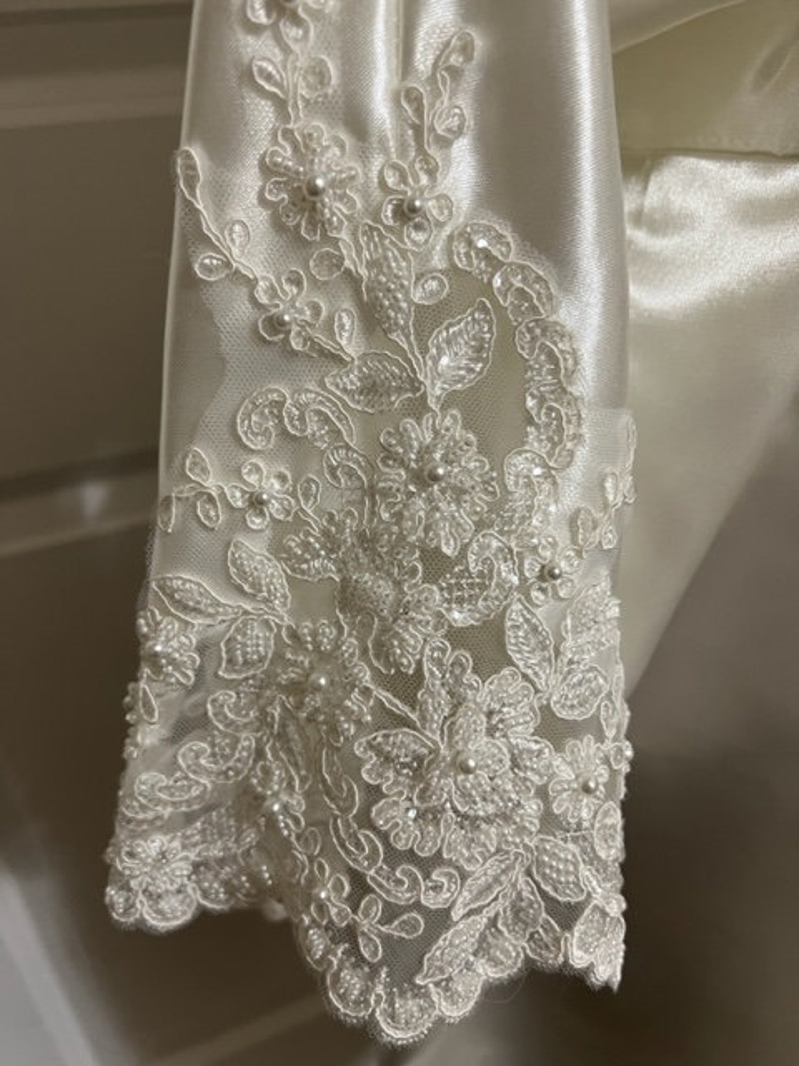 Bridal Robe Custom Made Upcycled From Wedding Gown - Etsy