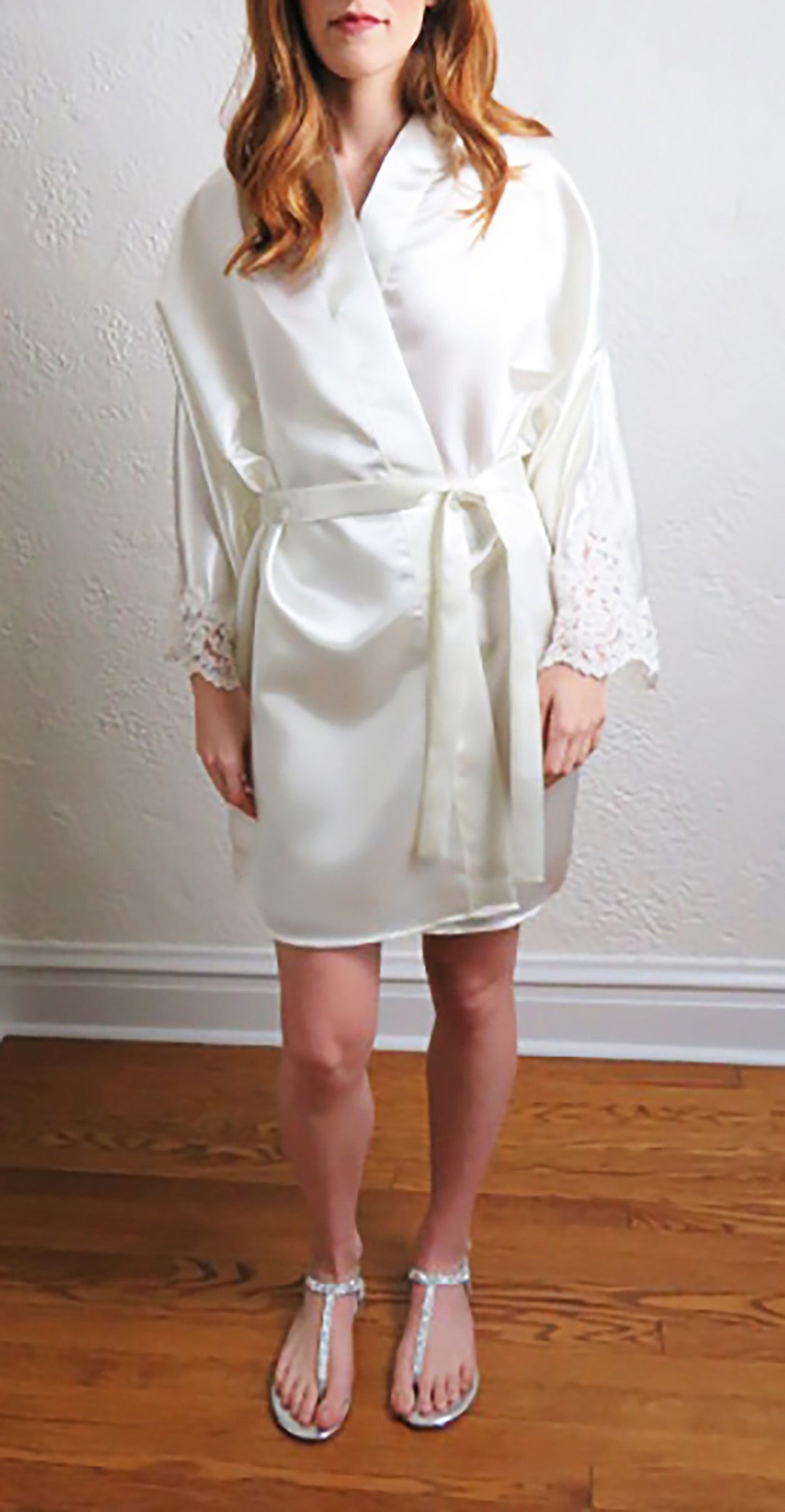 Bridal Robe Custom Made Upcycled From Wedding Gown - Etsy