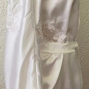 Bridal Robe Custom Made Upcycled From Wedding Gown - Etsy