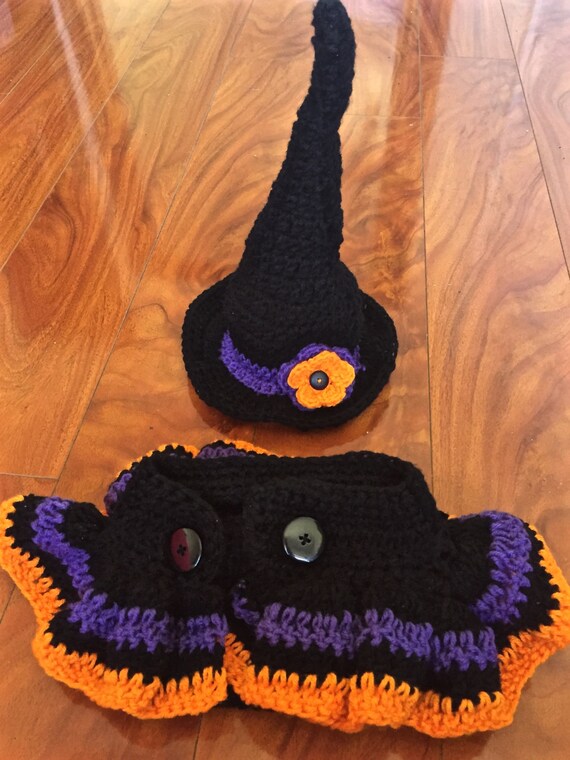 Crochet Witch Halloween Baby Costume | Etsy