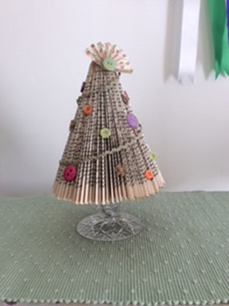 Book Fold Tree Instructions - Christmas / Nature - Etsy