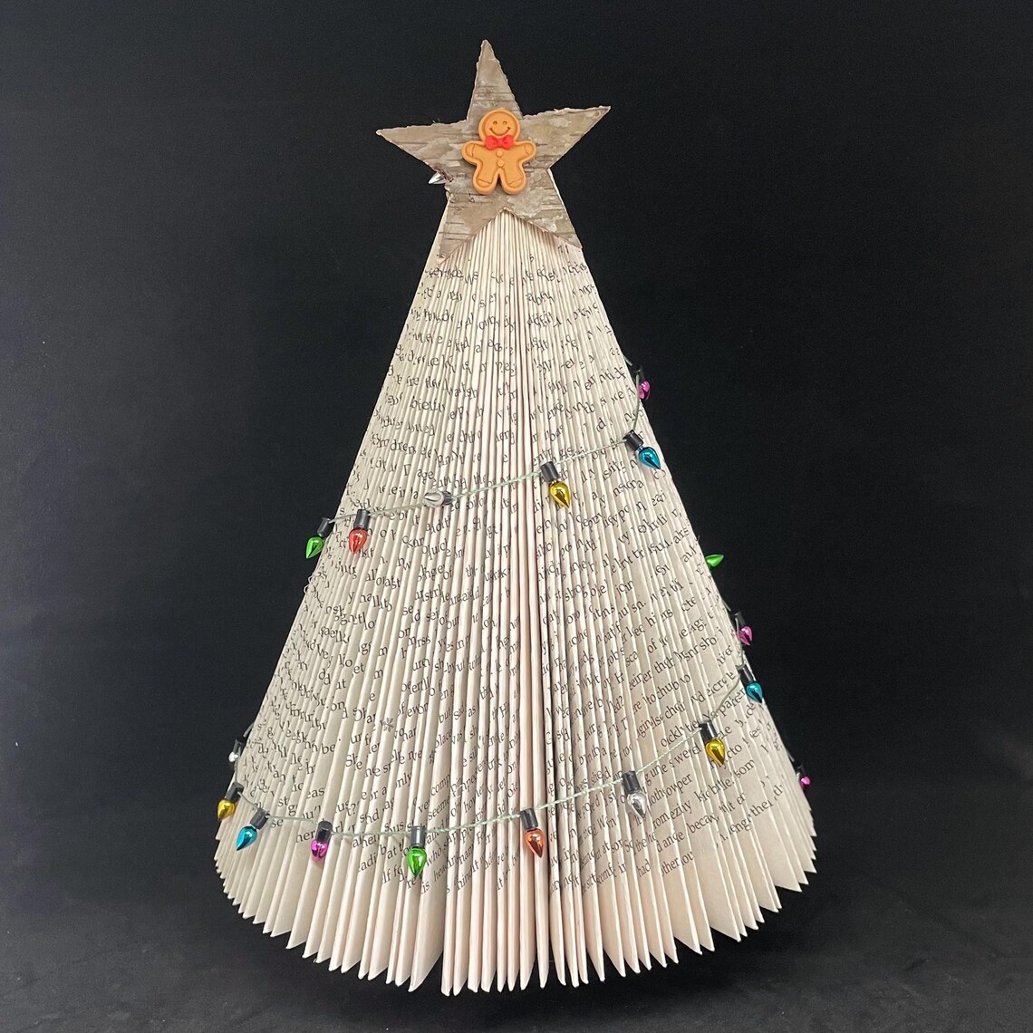 Book Fold Tree Instructions - Christmas / Nature - Etsy