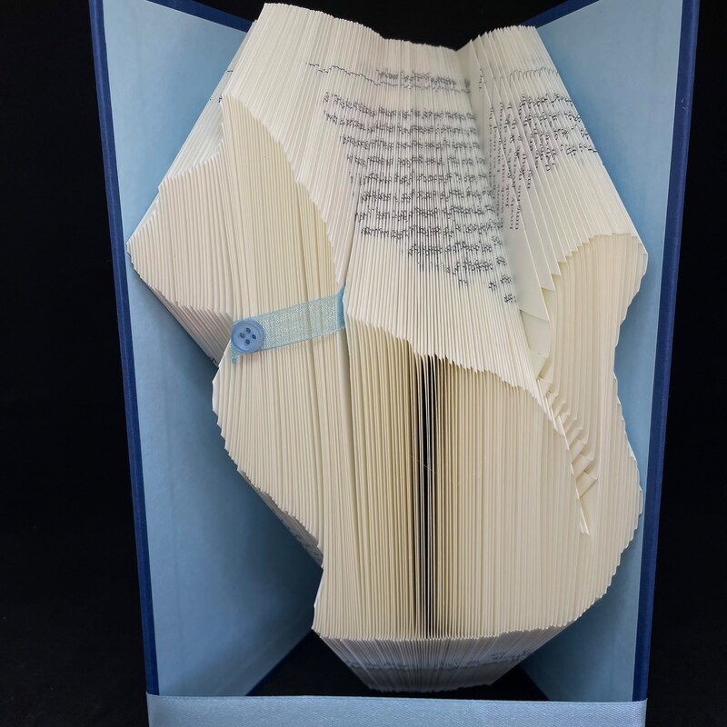 Book Folding Pattern Cat - Etsy