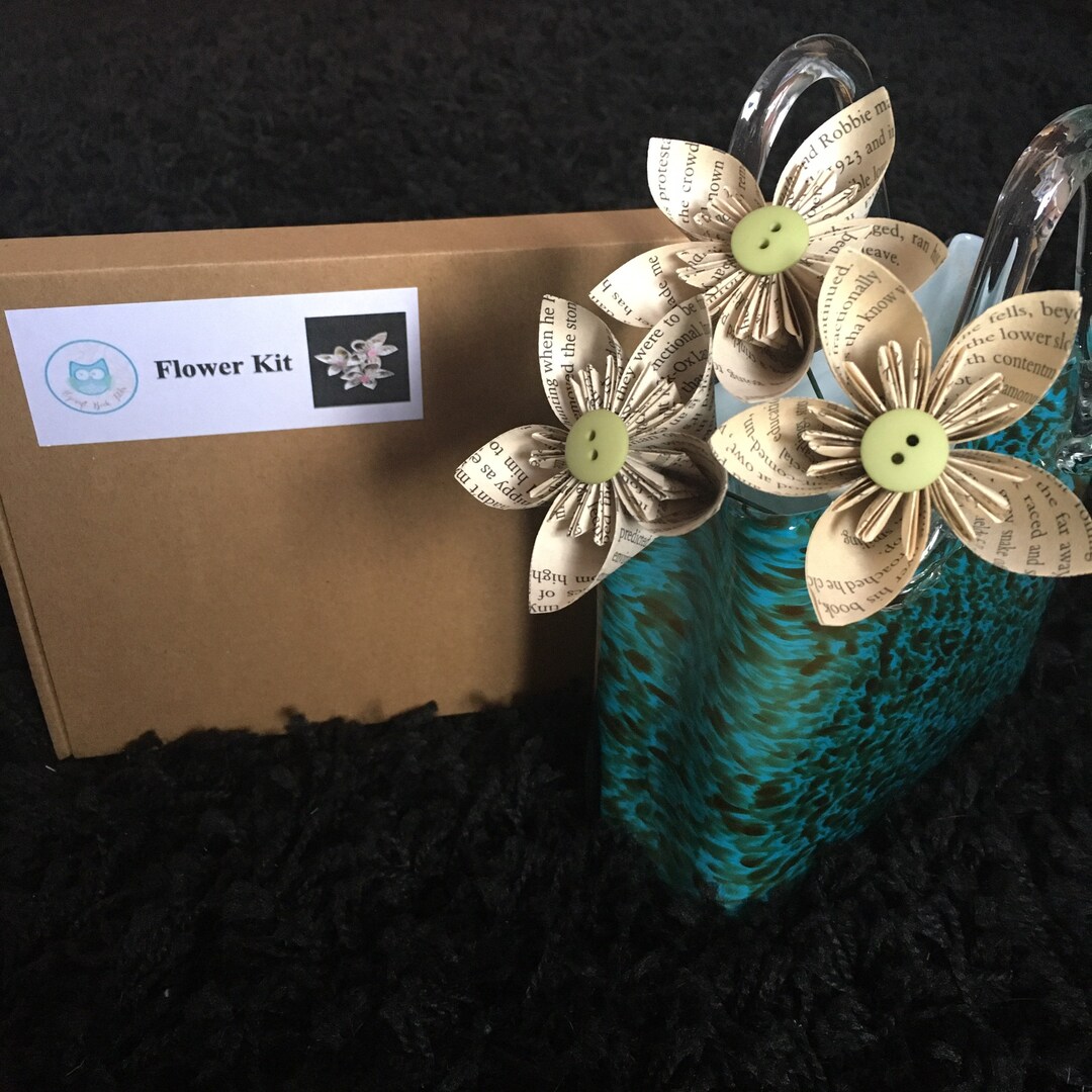 Paper Flower Making Kit - Christmas / Gift for Her / Birthday / Mother ...
