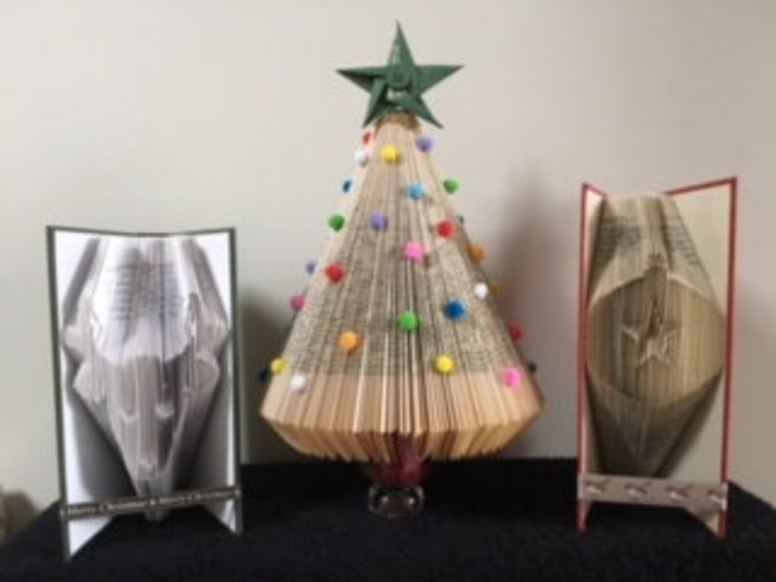 Book Fold Tree Instructions - Christmas / Nature - Etsy