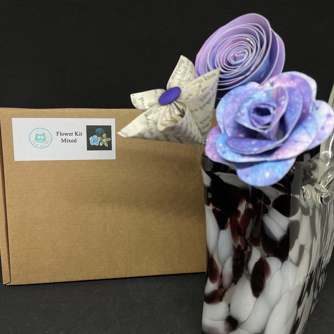 Mixed Paper Flower Making Kit - Gift for Her / Birthday / Mother ...