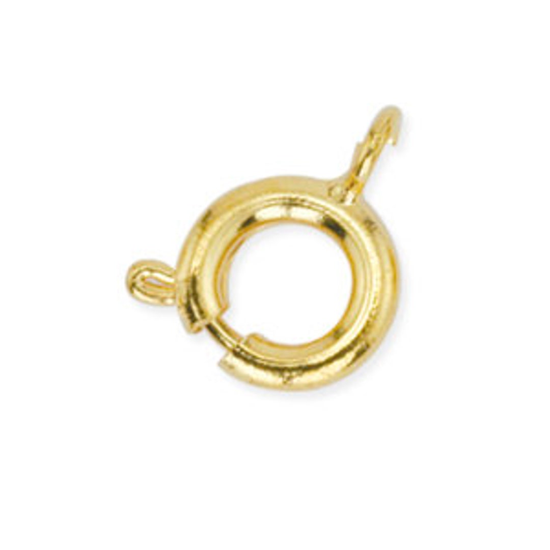 Gold Plated - Spring Ring (9mm) (144 Pieces per Packet) (item # 341GP ...