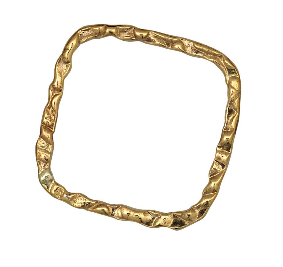 Gold Filled Hammered Square Link 20 Mm 5pcs, 10pcs, 25pcs Item ...