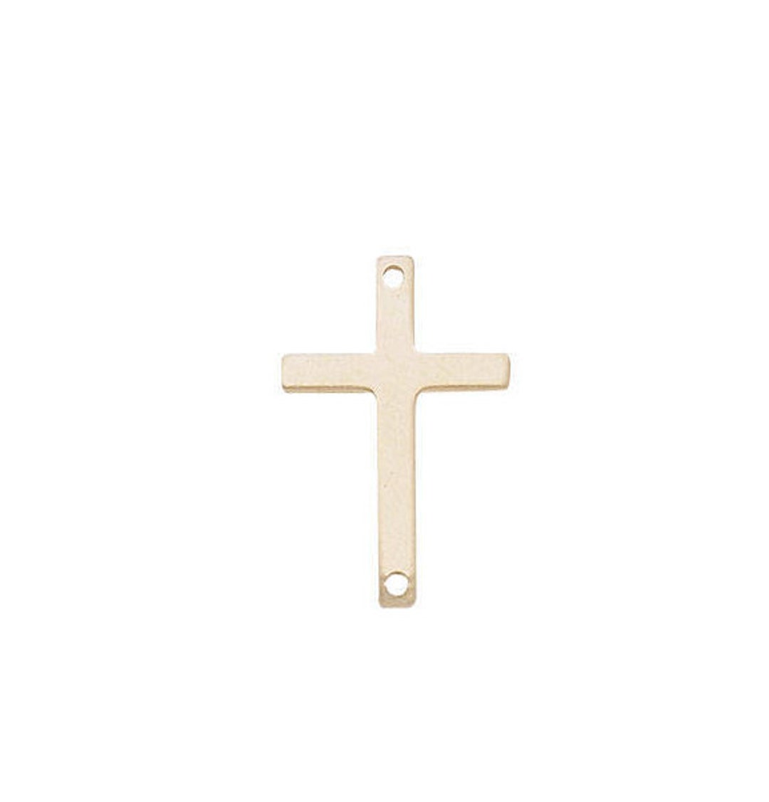 Horizontal Connector Cross Charm Religious Symbol, Rosary, Catholic ...