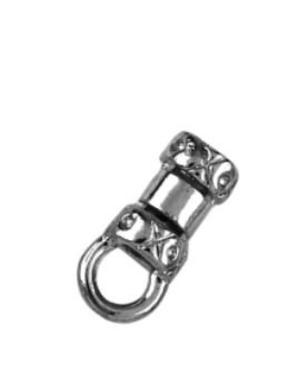 2.5 Mm End Caps With Ring - Sterling Silver Item # 30617 - Etsy