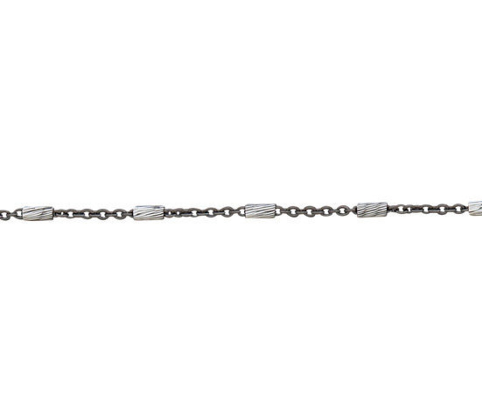 Bar Black Rhodium Chain by the Foot 1.4 X 4mm Sterling - Etsy