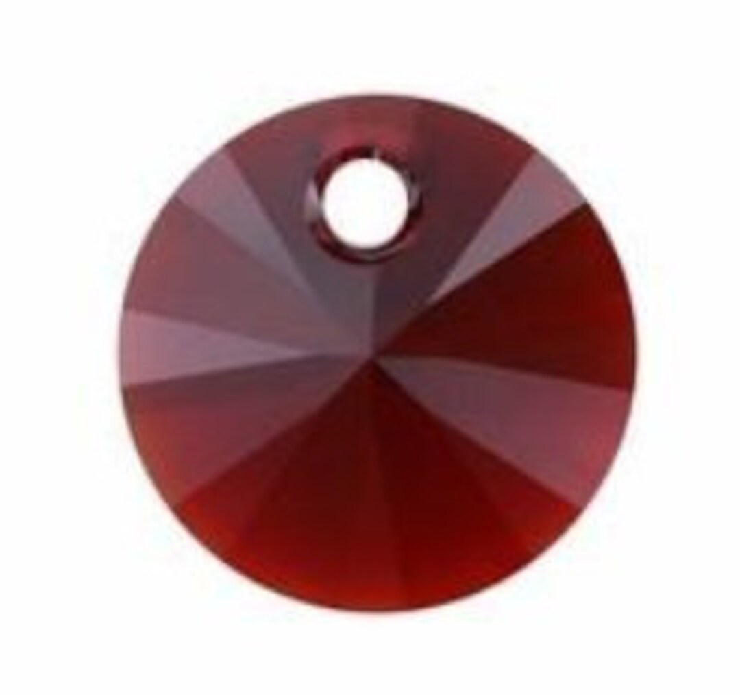 6200 Swarovski Crystal Rivoli Pendants - 8mm - Siam - Etsy