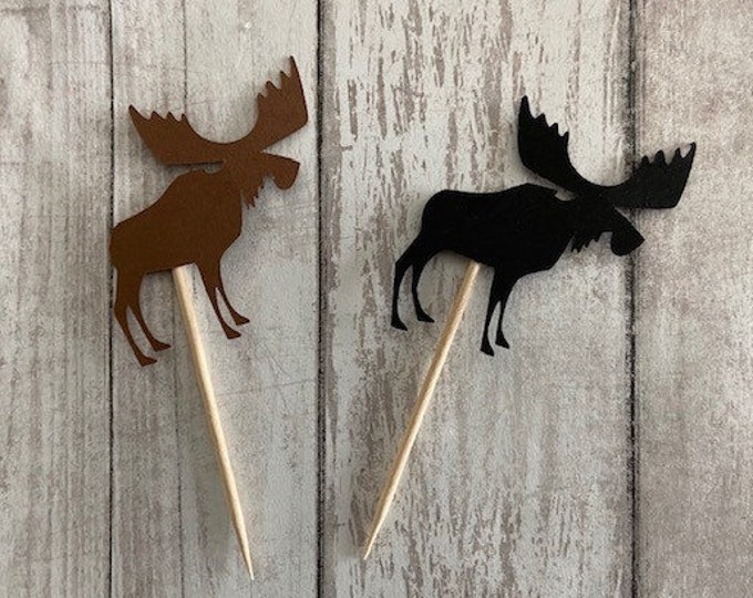 Cute Moose SVG Cut File, Woodland Theme Baby Shower and Nursery Decor ...