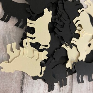 100 Assorted Cow Confetti, Die Cut Cow, Farm Baby Shower, Farm Theme ...