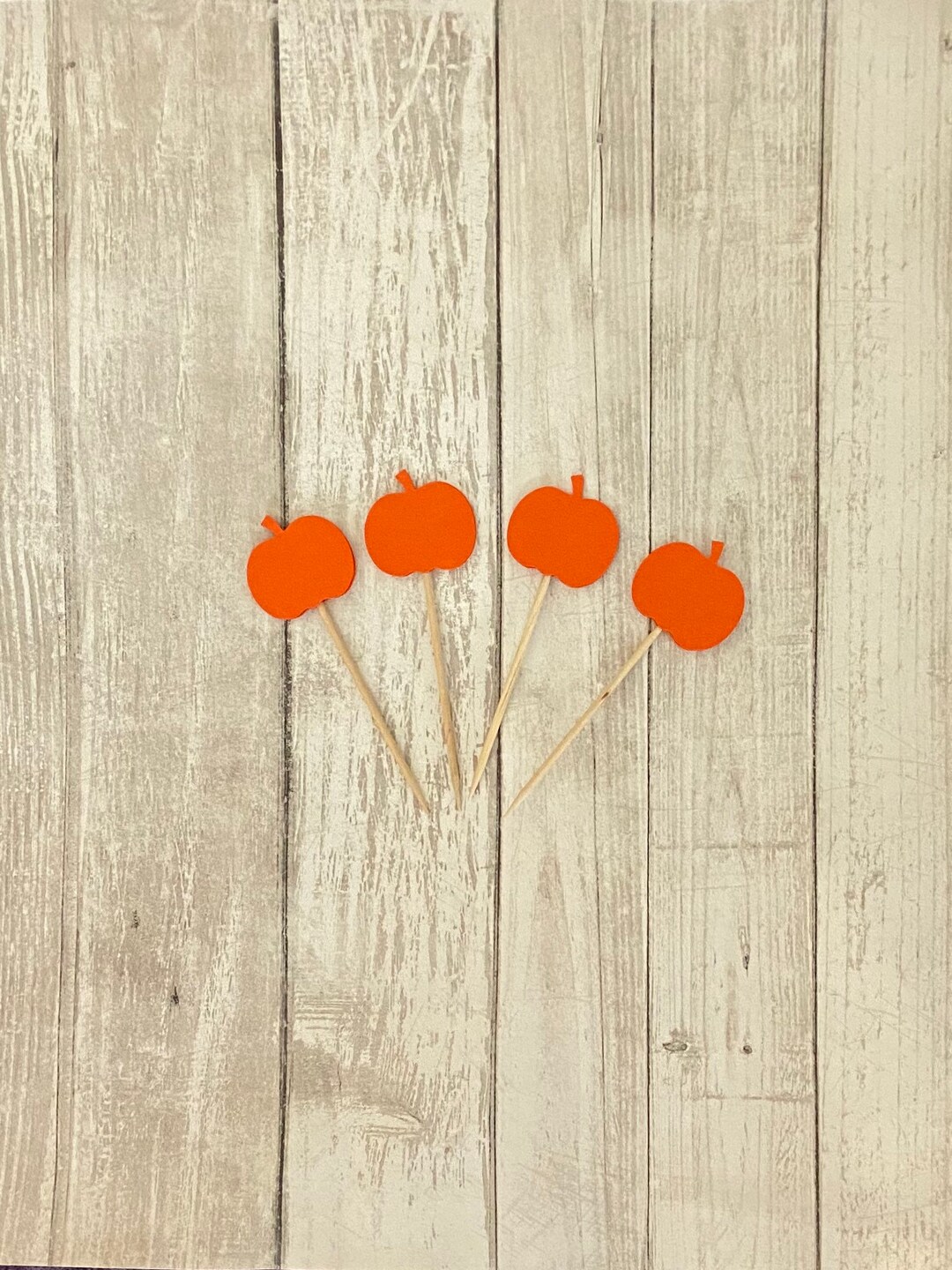 24 Pumpkin Toothpicks, Little Pumpkin Baby Shower, Birthday Party ...