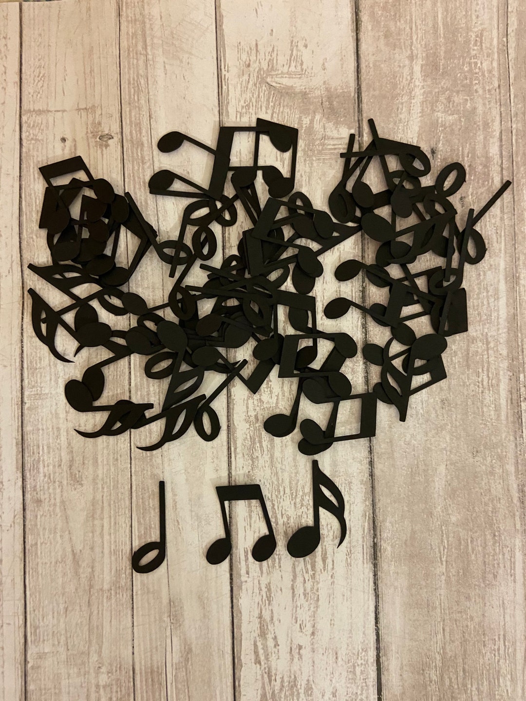100 Assorted Music Note Confetti, Die Cut, Rockstar Baby Shower, Music ...