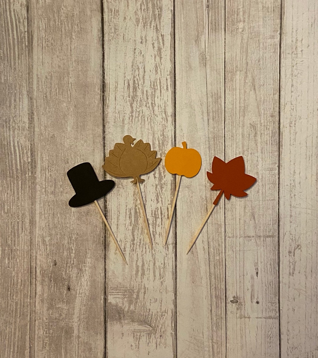 24 Assorted Thanksgiving Toothpicks, Fall Theme Baby Shower, Birthday ...