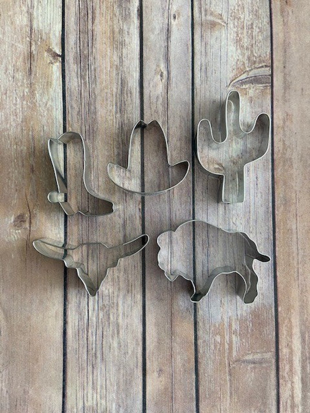 Set of 5 Cowboy Cowgirl Theme Cookie Cutter - Baking Supply, Cowboy ...