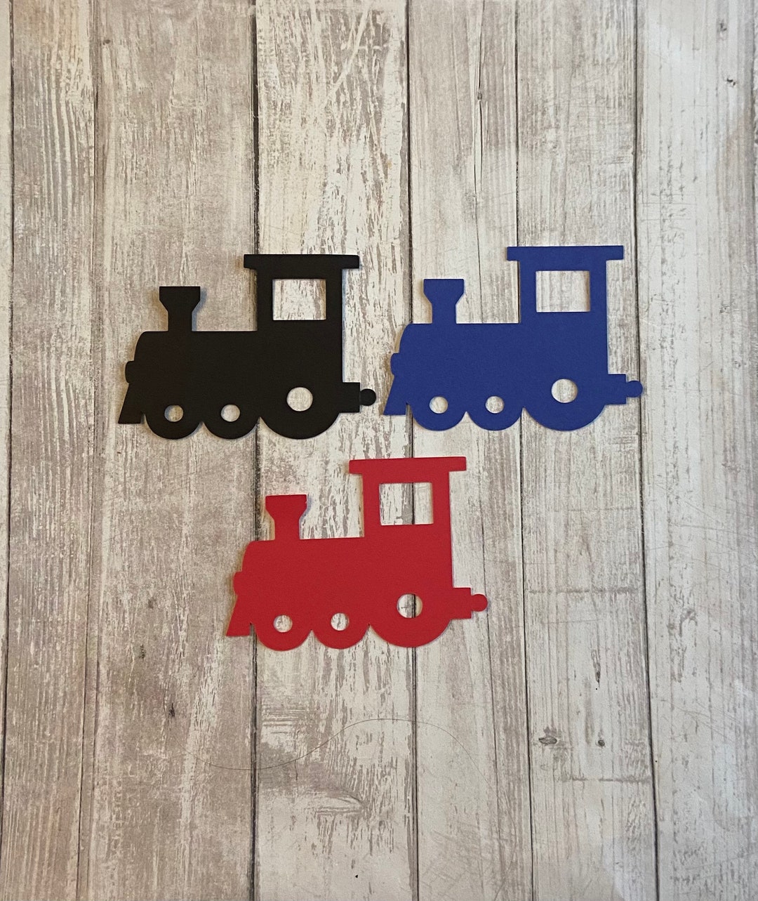 25 Assorted Train Tags, Die Cut Train, Train Baby Shower, Train Theme ...