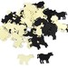 100 Assorted Cow Confetti, Die Cut Cow, Farm Baby Shower, Farm Theme ...