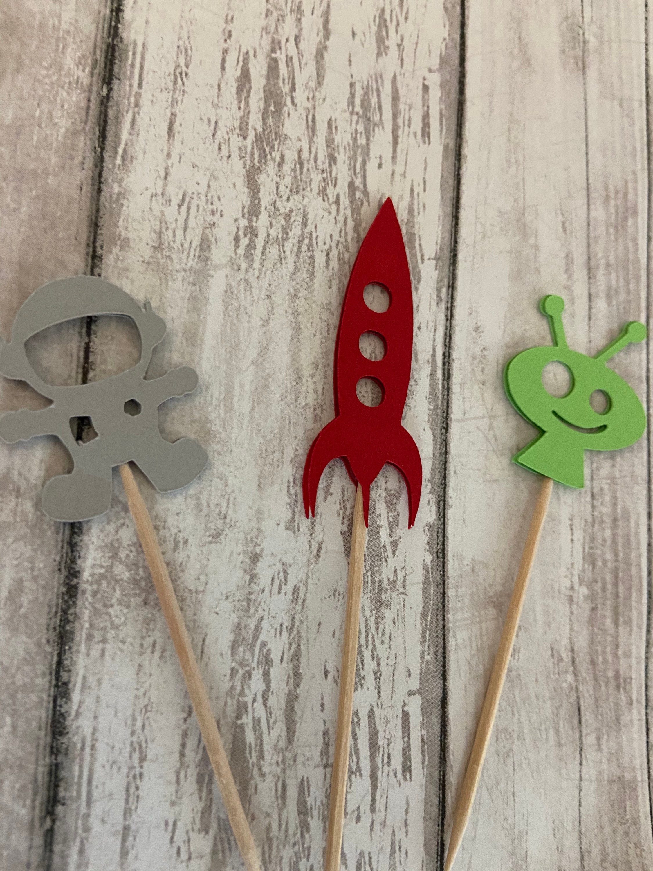 24 Space Theme Toothpicks Baby Shower Space Birthday Space | Etsy