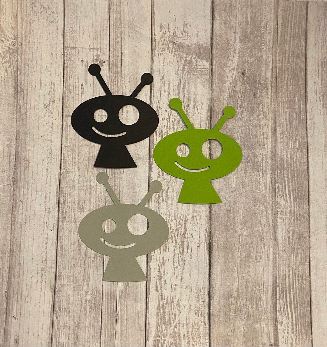 25 Alien Tags, Die Cut Alien, Space Theme Baby Shower, Space Theme ...