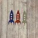 25 Rocket Ship Tags, Die Cut Rocket, Space Theme Baby Shower, Space ...