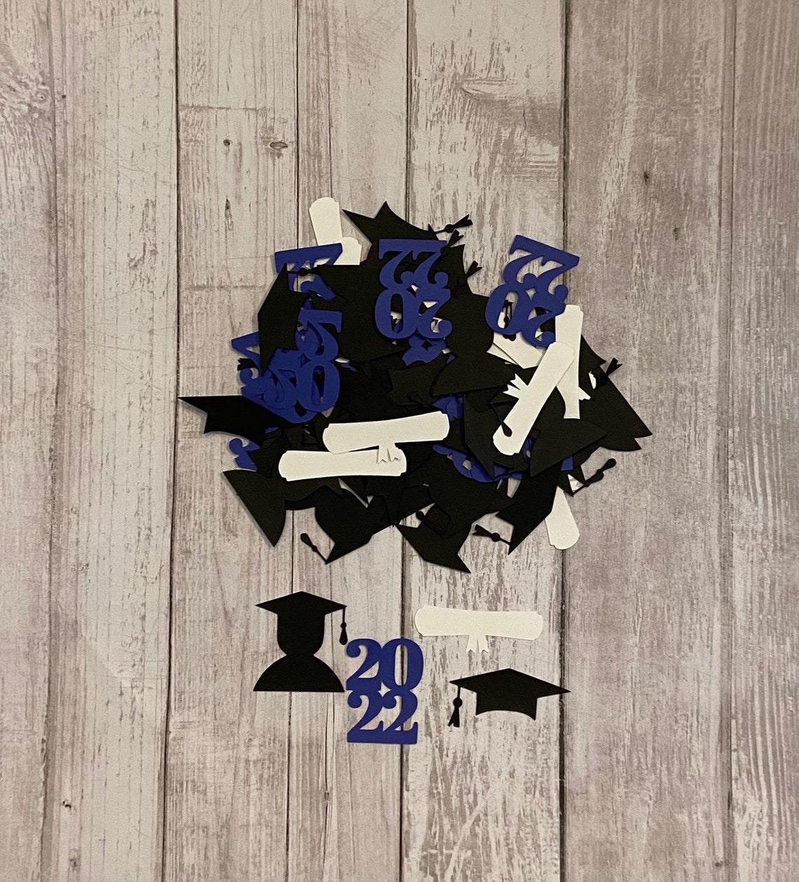 100 Assorted Graduation Theme Confetti Die Cut Graduation - Etsy