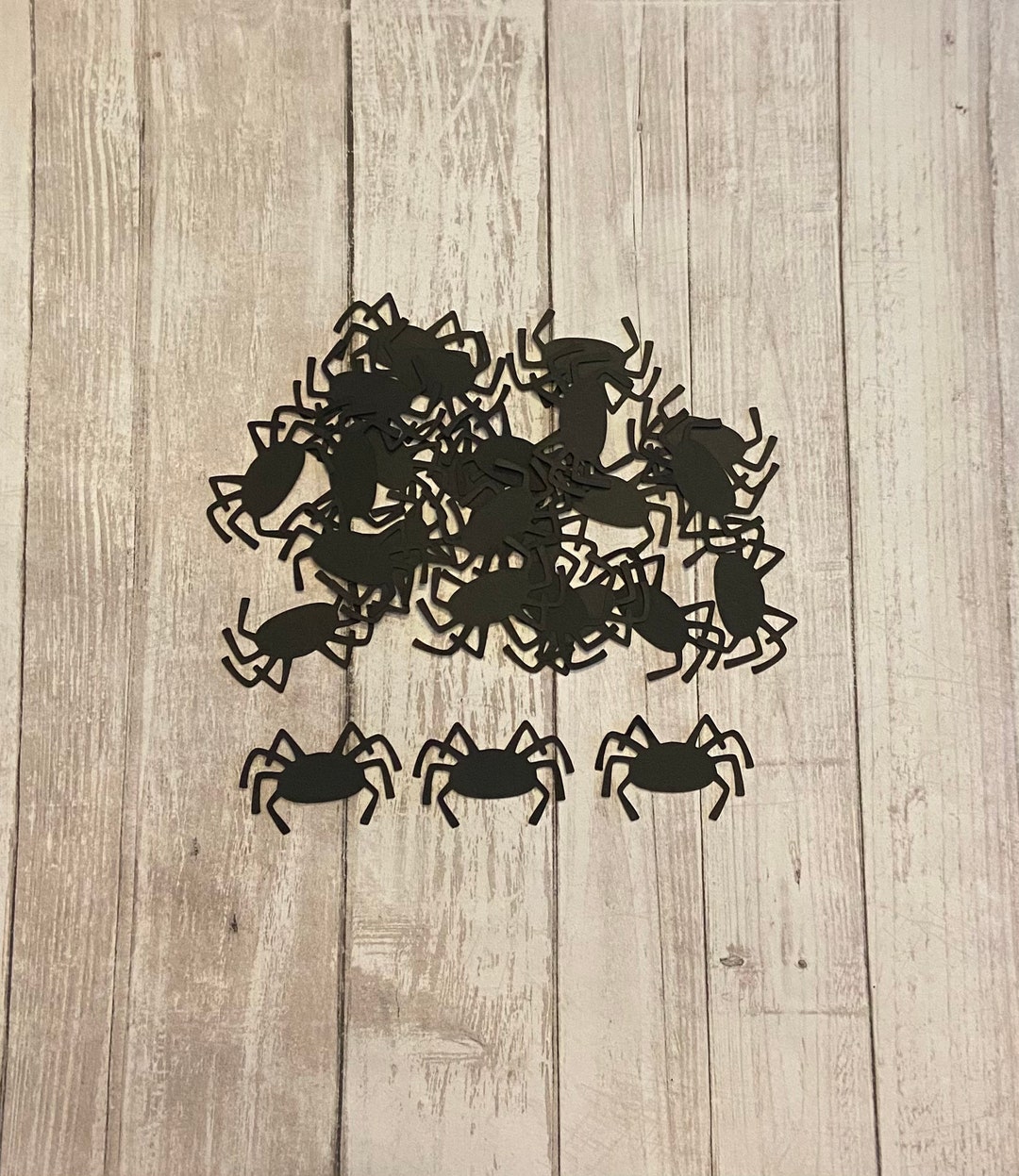 100 Spider Confetti, Die Cut Spider, Halloween Shower, Halloween Party ...