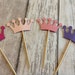 24 Princess Crown Toothpicks, Princess Baby Shower, Birthday Party ...