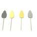 24 Yellow Baby Bottle Toothpicks, Baby Shower, Neutral Baby Shower ...