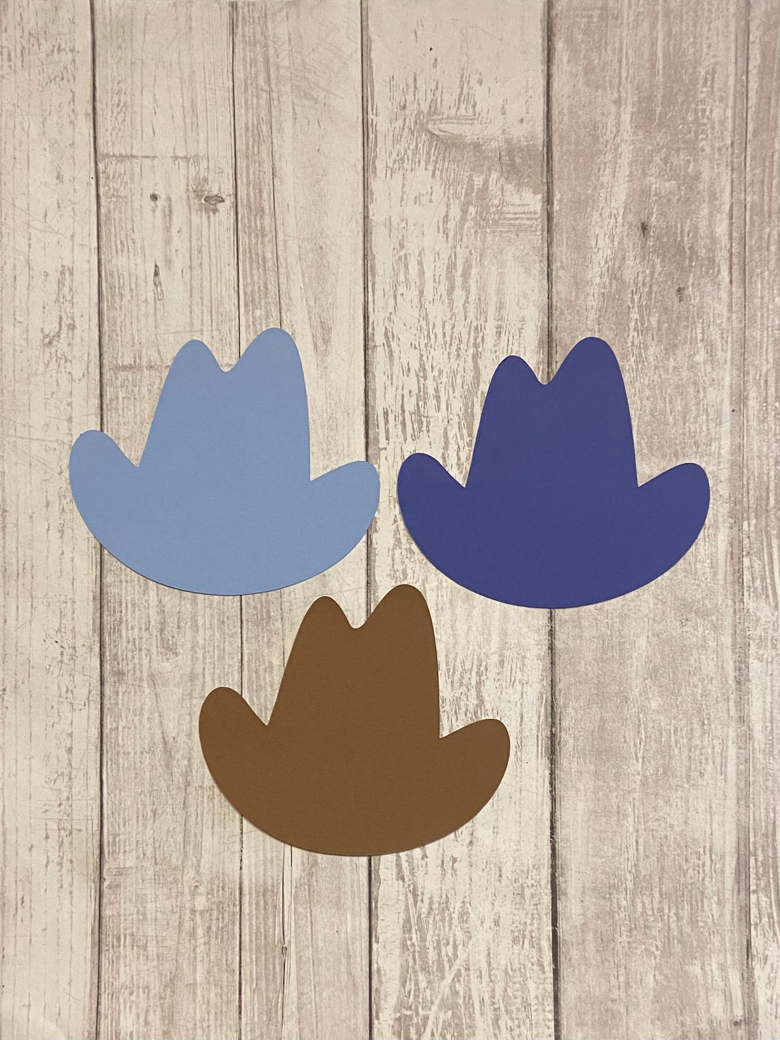 25 Assorted Cowboy Hat Tags, Die Cut Cowboy Hat, Cowboy Baby Shower ...