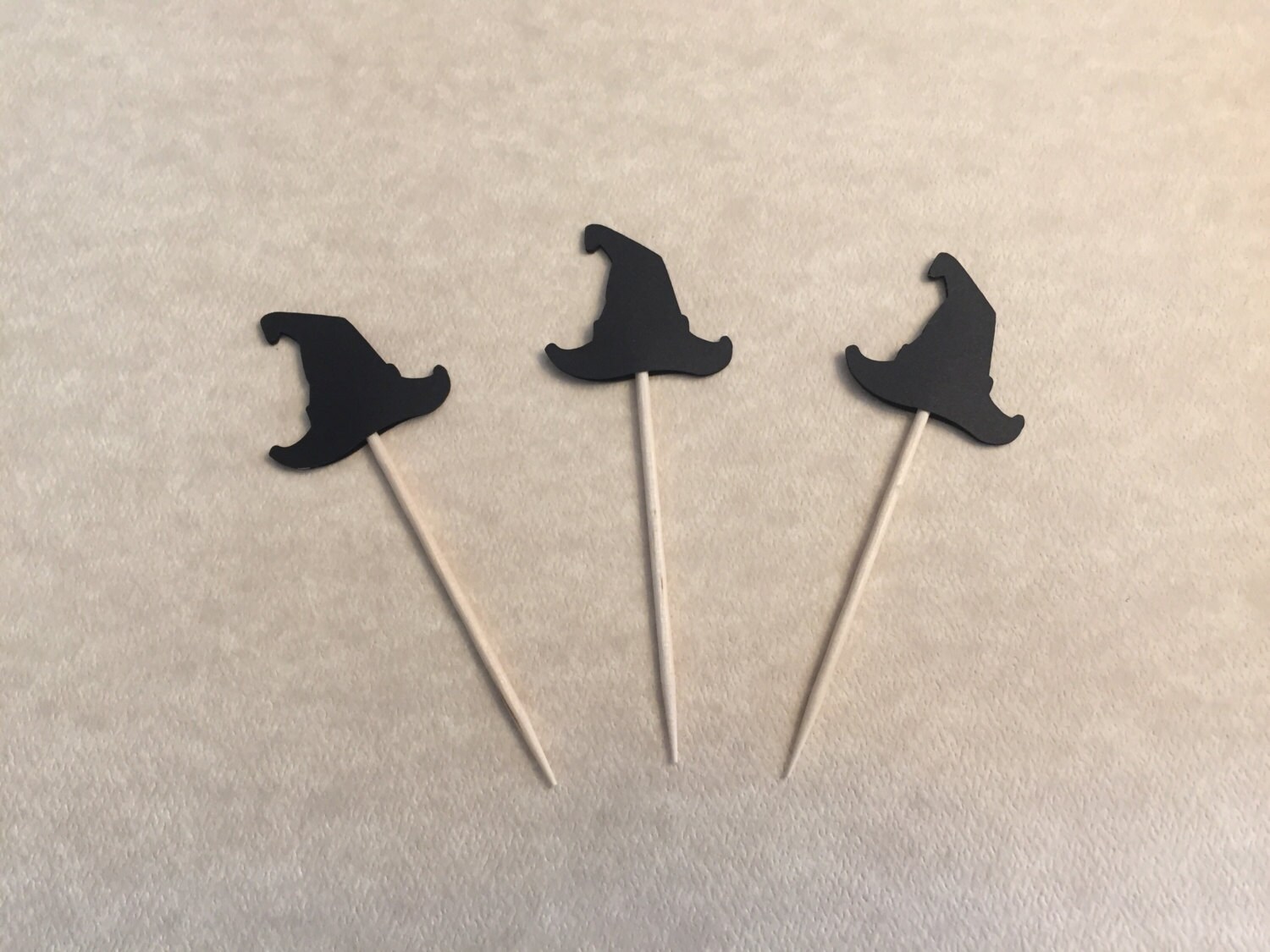 24 Witches Hat Toothpicks, Halloween Baby Shower, Birthday Party ...