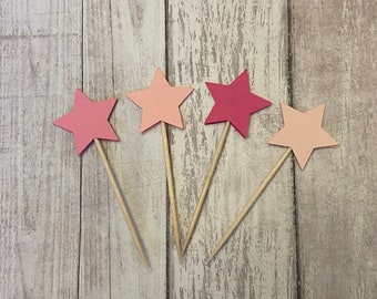 24 Pink Heart Toothpicks Baby Shower Birthday Party Wedding - Etsy