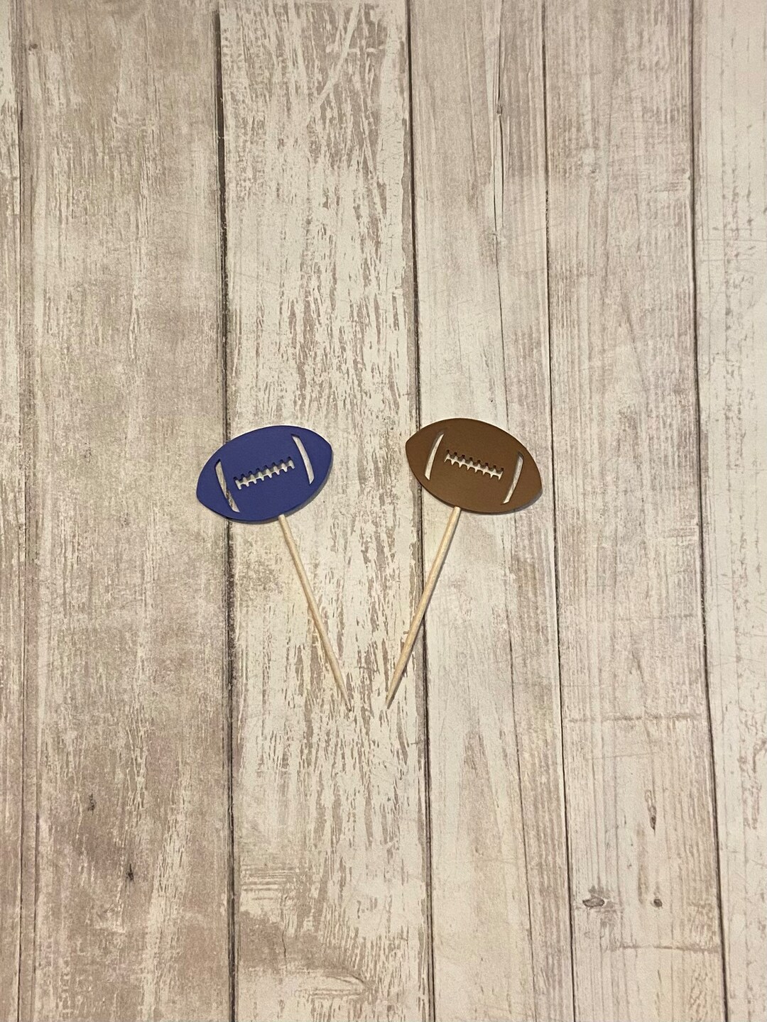 24 Football Toothpicks, Sport Theme Baby Shower, Football Birthday ...