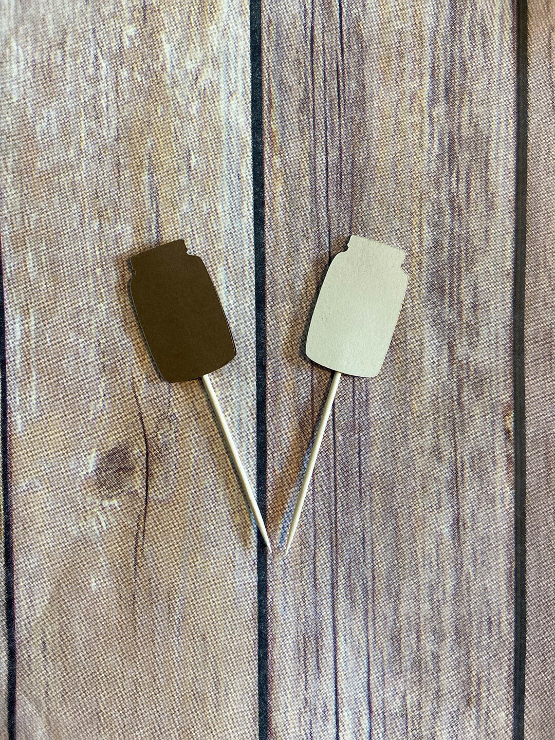 24 Mason Jar Toothpicks, Wedding Shower, Wedding Toothpicks, Dessert ...