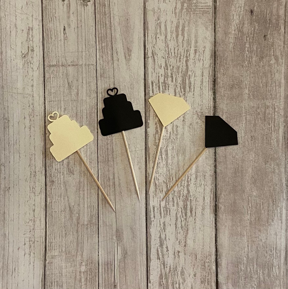 24 Wedding Theme Toothpicks, Wedding Shower, Wedding Toothpicks ...