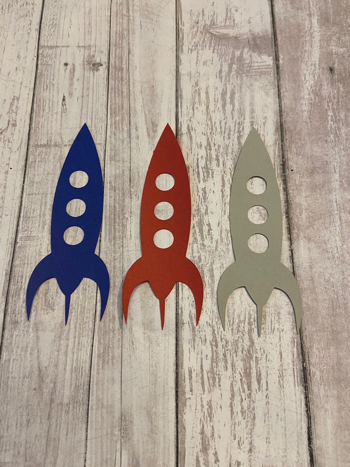 25 Rocket Ship Tags Die Cut Rocket Space Theme Baby Shower | Etsy