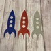 25 Rocket Ship Tags, Die Cut Rocket, Space Theme Baby Shower, Space ...