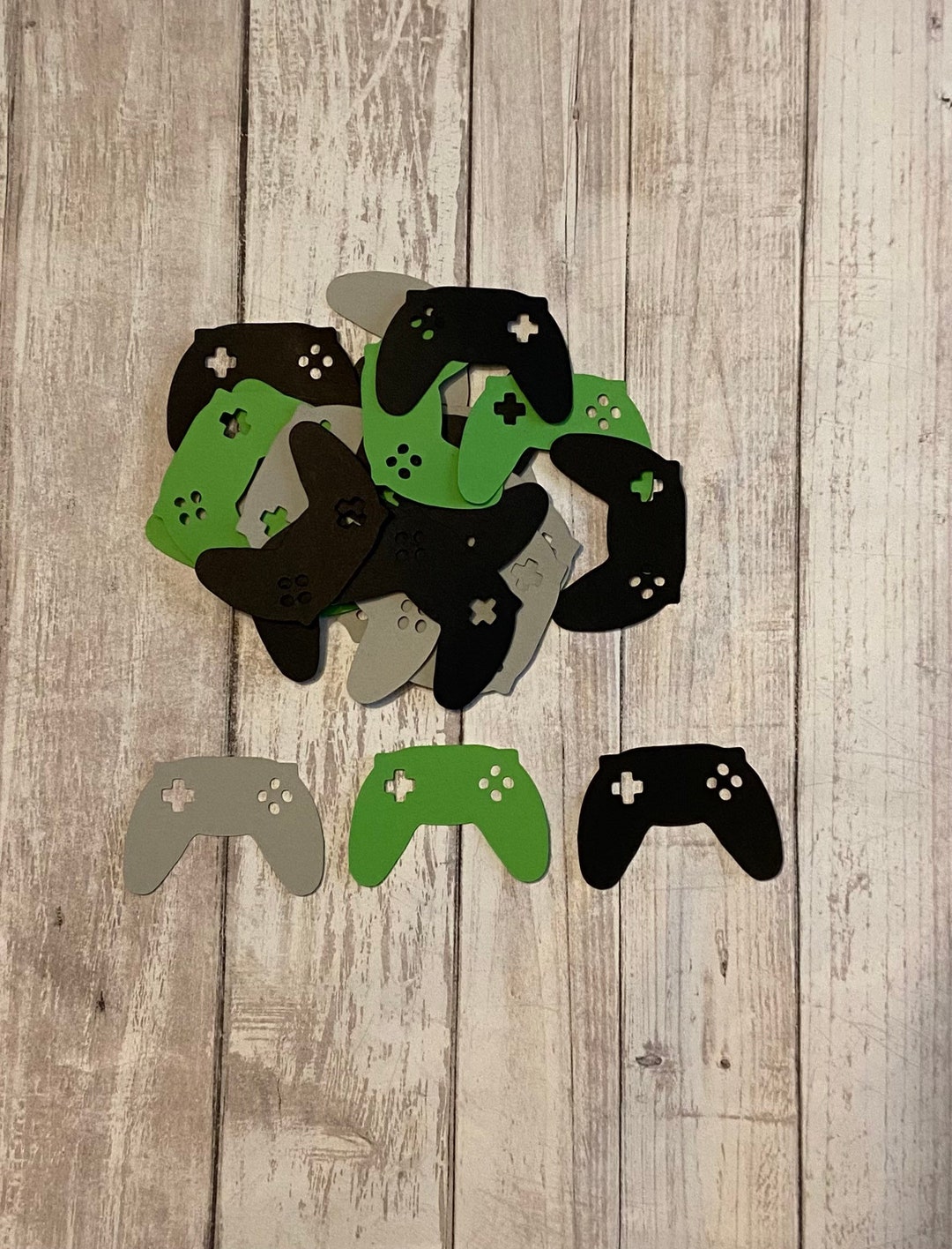 100 Assorted Video Game Confetti, Die Cut, Baby Shower, Video Game ...