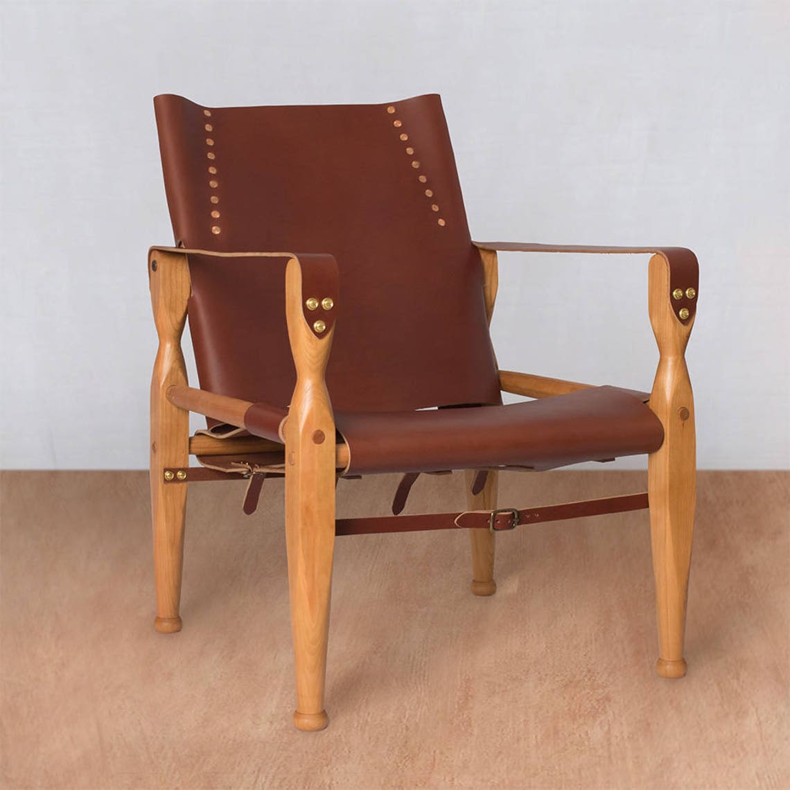 Safari Chair Leather Chair Lounge Chair Accent Chair - Etsy