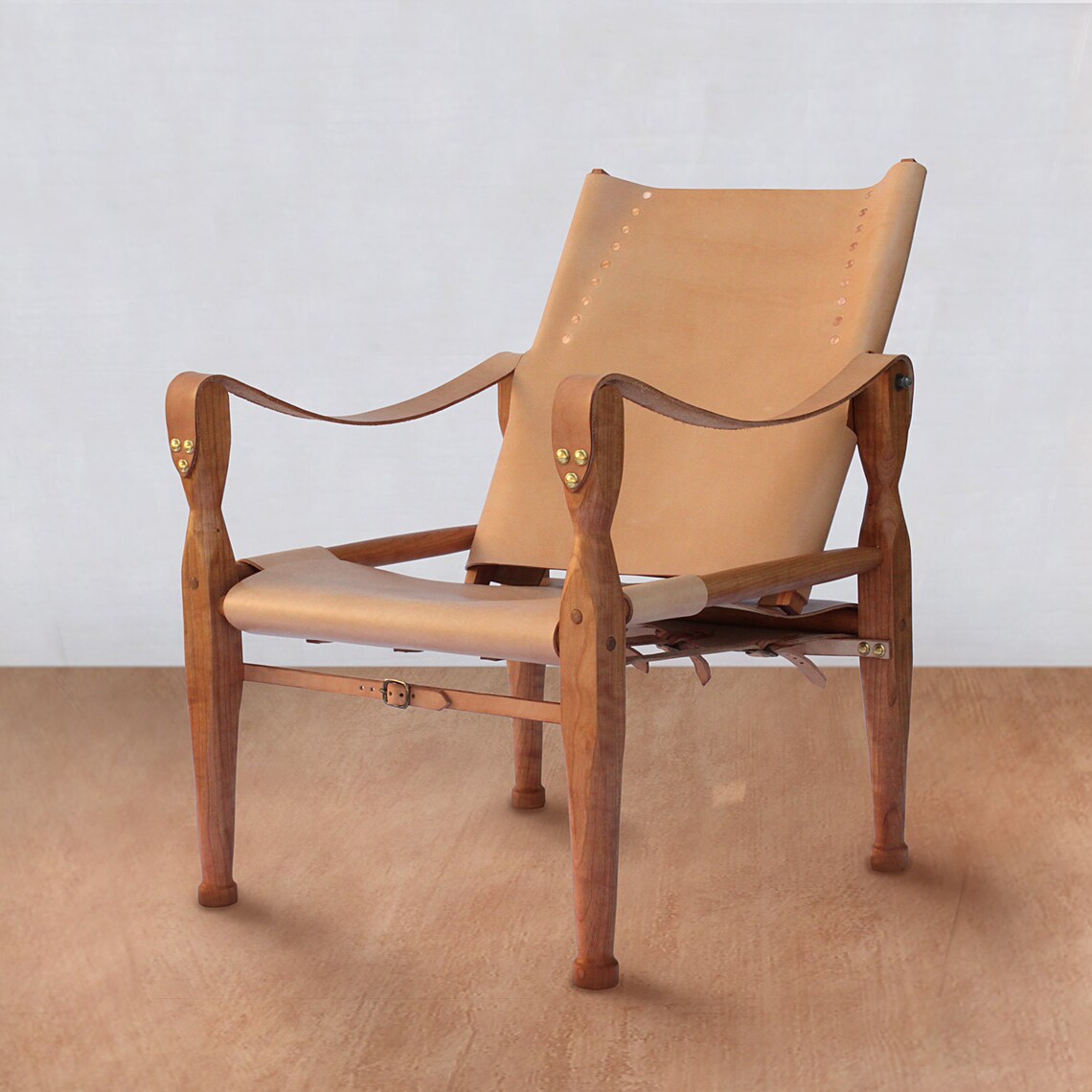 Safari Chair Leather Chair Lounge Chair Accent Chair - Etsy