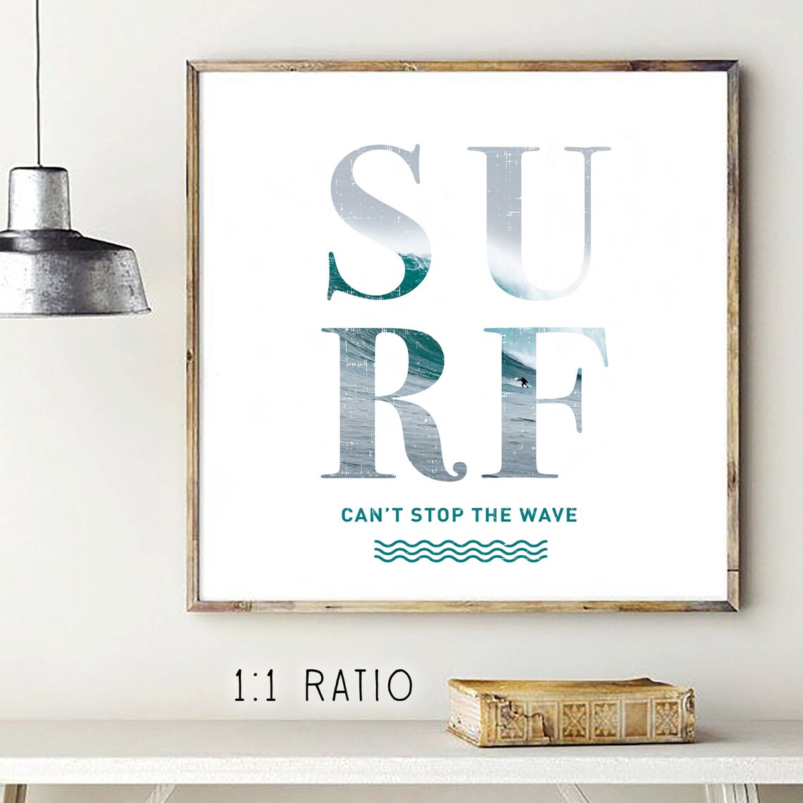 Surf Quote Print Inspirational Surfing Quote Surfing Décor - Etsy