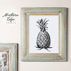 Pineapple, Printable, Print, Posters, Wall Art, Wall Décor, Artistic ...