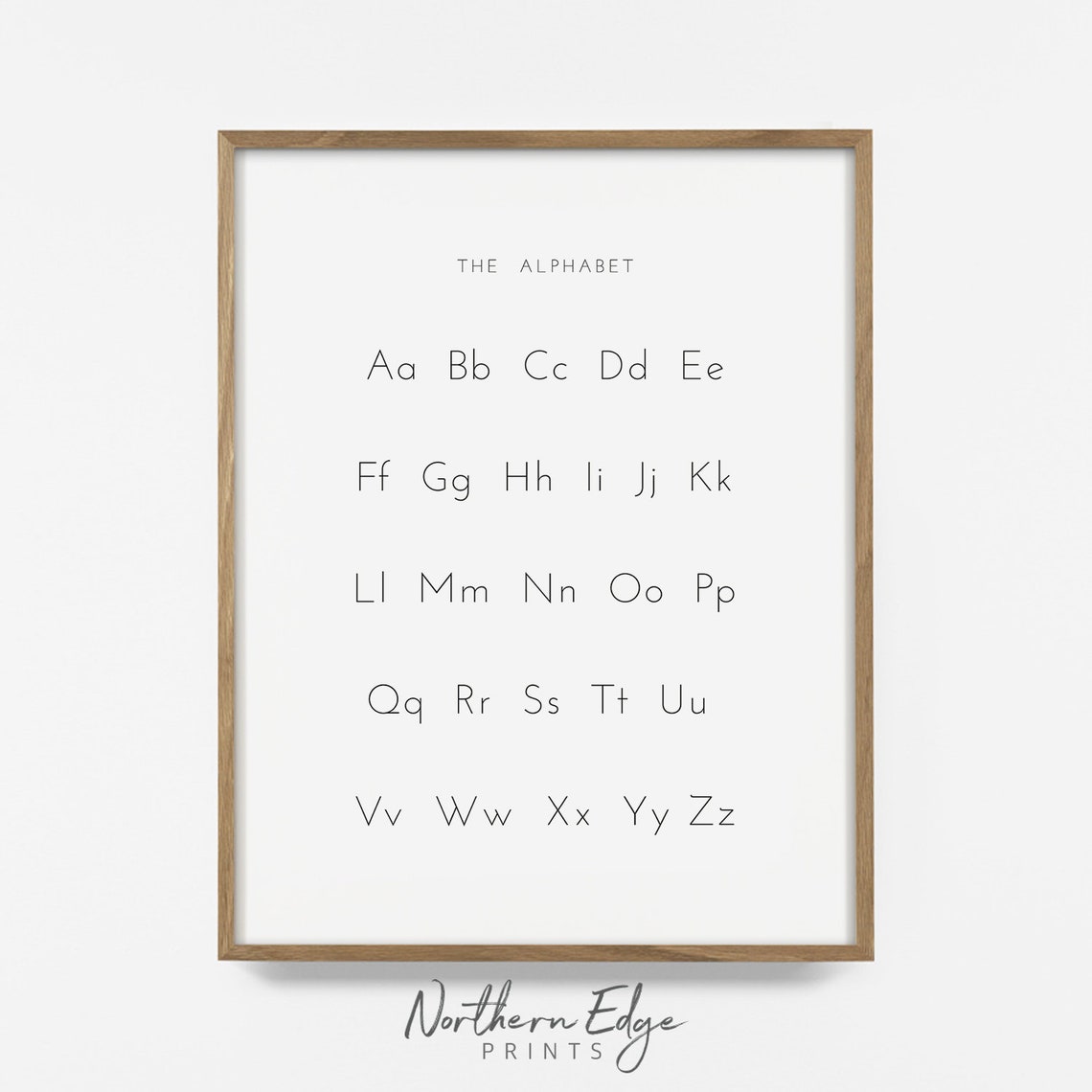 ABC Poster Educational Poster Alphabet Poster Alphabet Art - Etsy